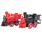 Classic Wind-Up Train Set - 12 Tabletop & Floor Play Toy Trains