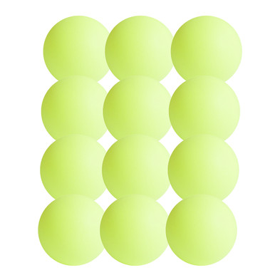 Ping Pong Balls - Yellow - 12 per pack - Small Toys