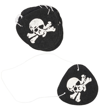 Felt Pirate Eye Patch - 12 per pack