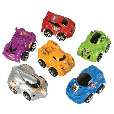 Cosmic Racers – 12-Pack Galaxy Pull Back Cars, Mini Toy Race Cars with ...