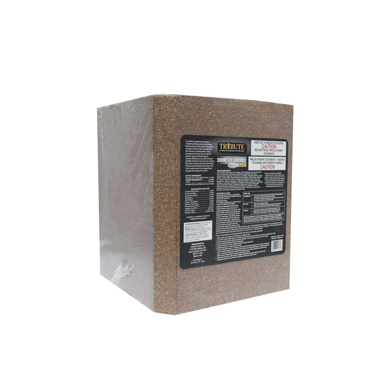Tribute® Equine Fly Control Block - 33 lb - KBC International