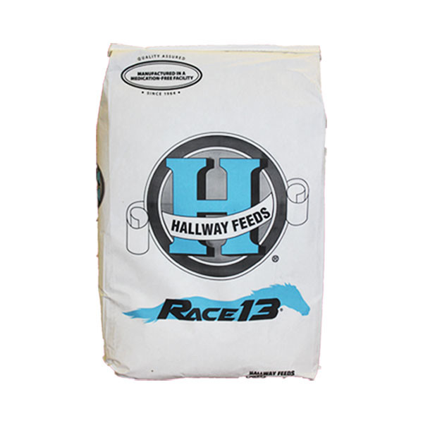 Hallway® Feeds Race 13® Feed - 50 lb - KBC International