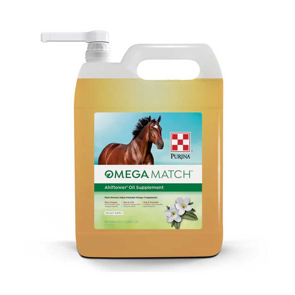Purina® Omega Match™ Ahiflower® Oil Supplement Quart Omega-3 Horse ...