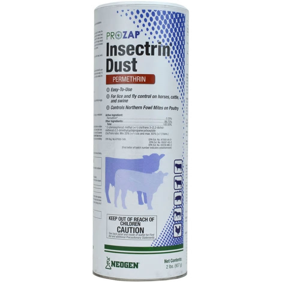 Prozap® Insectrin® Dust Controls Lice, Flies, Northern Fowl mites ...
