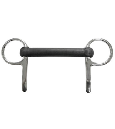 Half Cheek Flexible Rubber Straight Bar Bit - KBC International