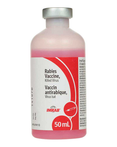 Imrab® Rabies Vaccine - 25 Dose (50 mL) - KBC International
