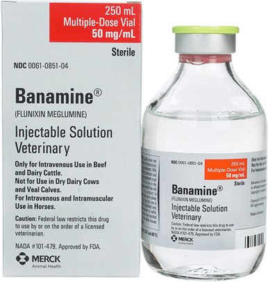 Banamine® Injectable Solution (Rx) - 250 mL - KBC International