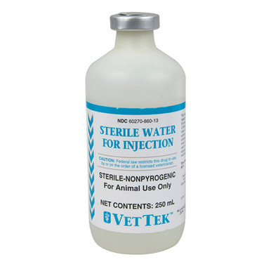 Sterile Water for Injection (Rx) - 250 mL - KBC International