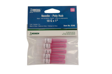 Ideal® Needles, 5 pack - 18 GA x 1 - KBC International