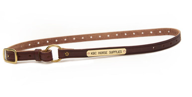 Adjustable Leather Neck Strap - Mare/Yearling Size
