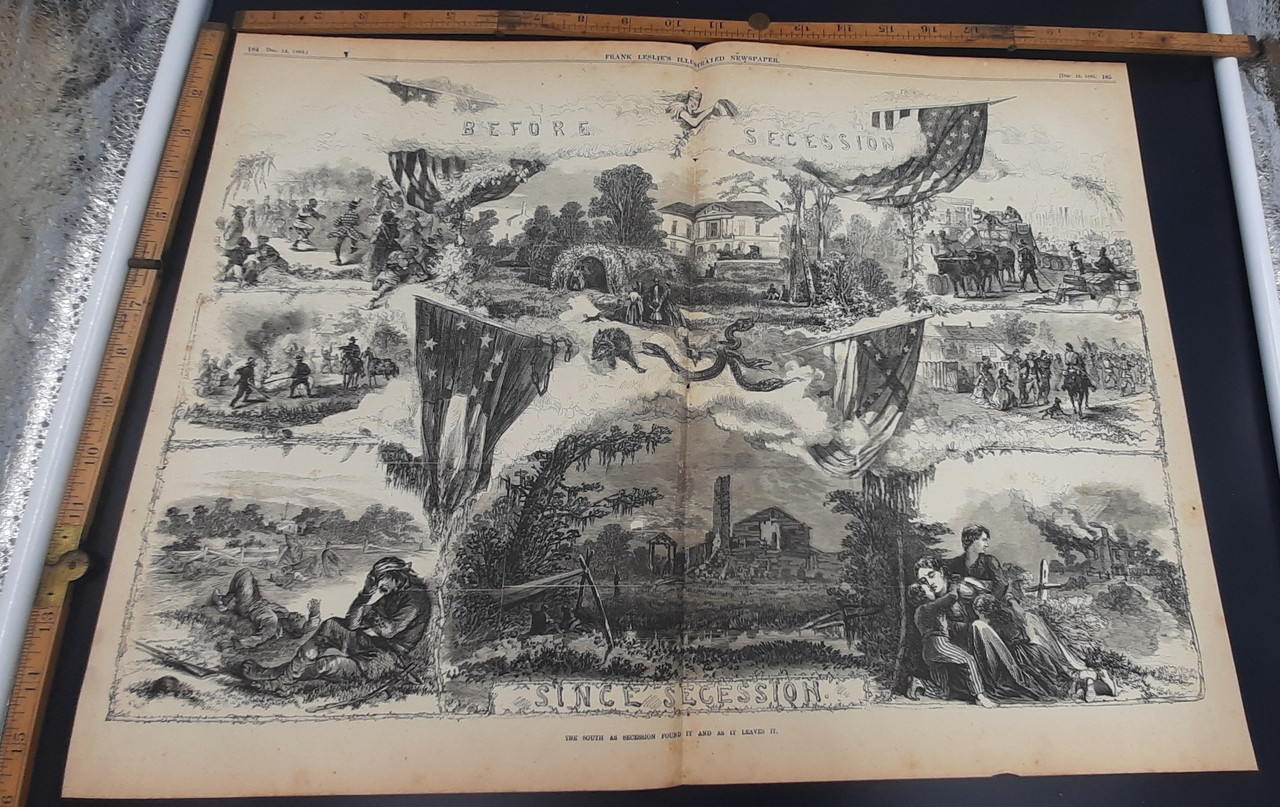 The South as secession found it and as it leaves it. Scenes of a ...