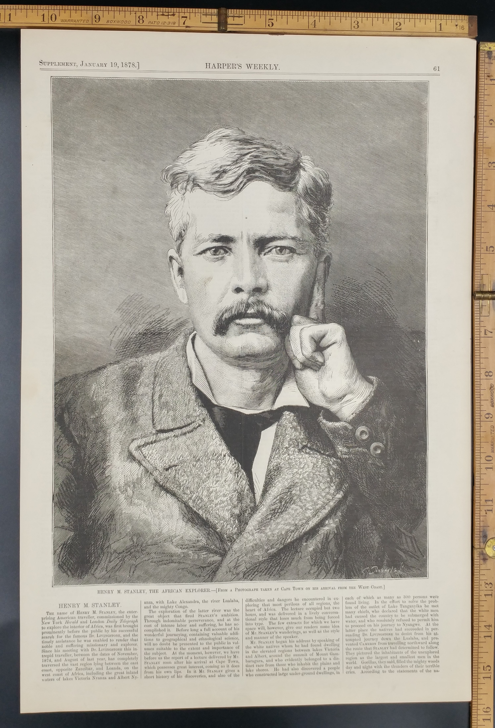 Henry M. Stanley, the African Explorer. Great look at the famous ...