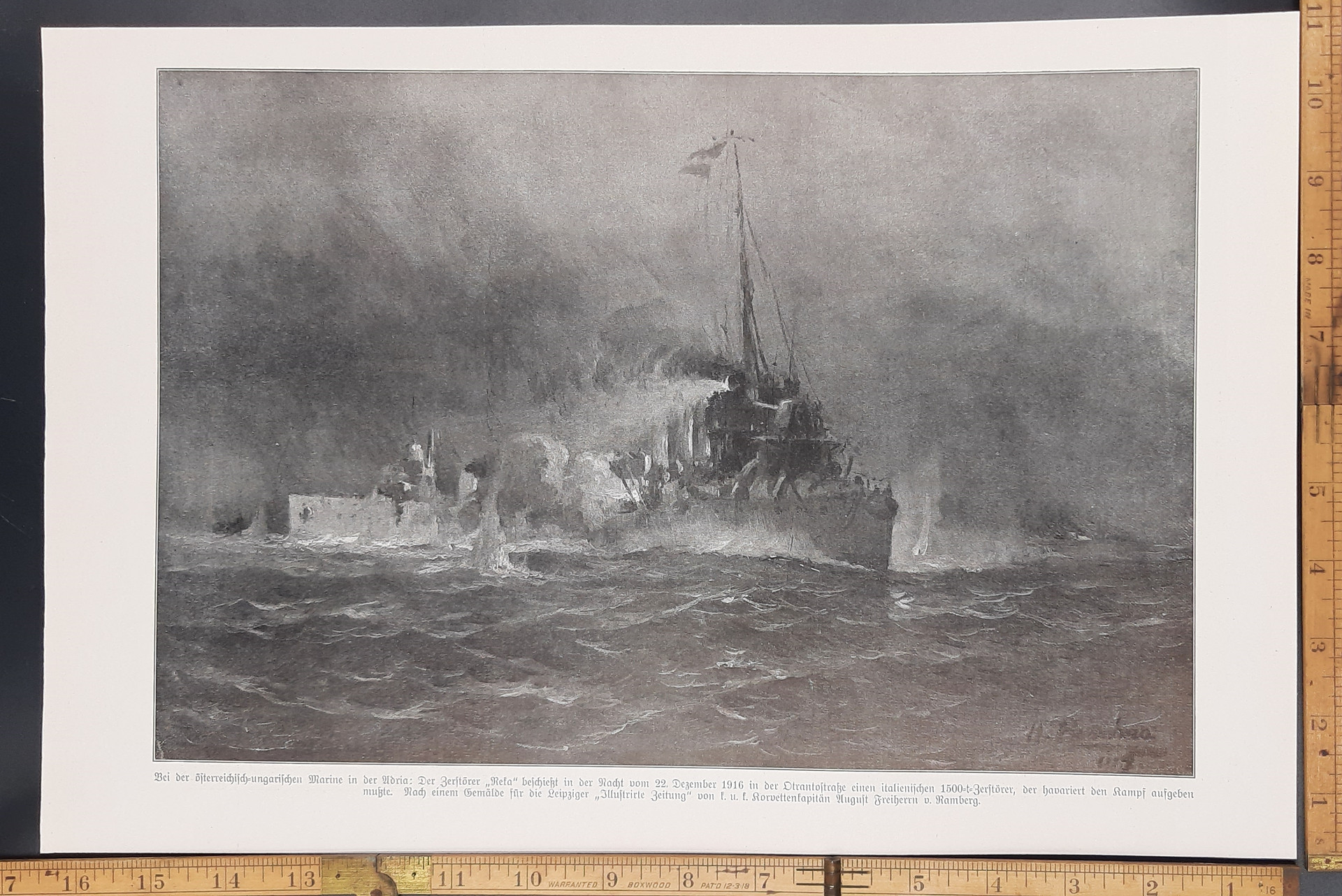 The Austro Hungarian Navy in the Adriatic Sea: The destroyer Reefa ...