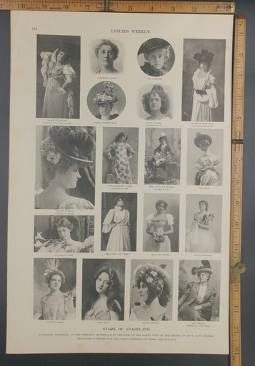 Stars of stage actress at the principle metropolitan theater: Anna Held ...