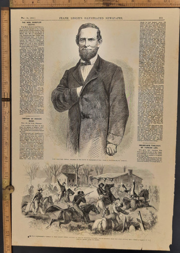 Schuyler Colfax Jr, speaker of the house of.Representatives.Defeat Of ...