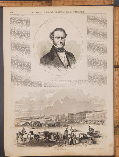 Alvin Adams founder of the Adams Express Company. Memphis, Tennessee ...