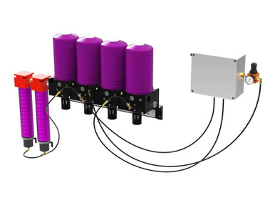 21999-1320 80 CFM - Explosion-Proof - C1D1 Pneumatic Air Dryer w/ Float ...