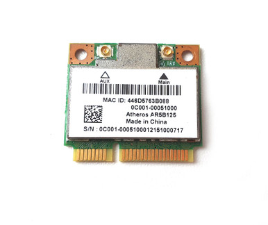 Atheros AR5B125 WiFi Wireless 802.11 Network Mini PCI Express PCI-E ...