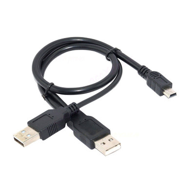 Mini USB Male to Standard USB Type-A Male Adapter Cable