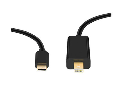USB-C Male to Mini DisplayPort Male Adapter Cable 4K 60Hz 1.8M