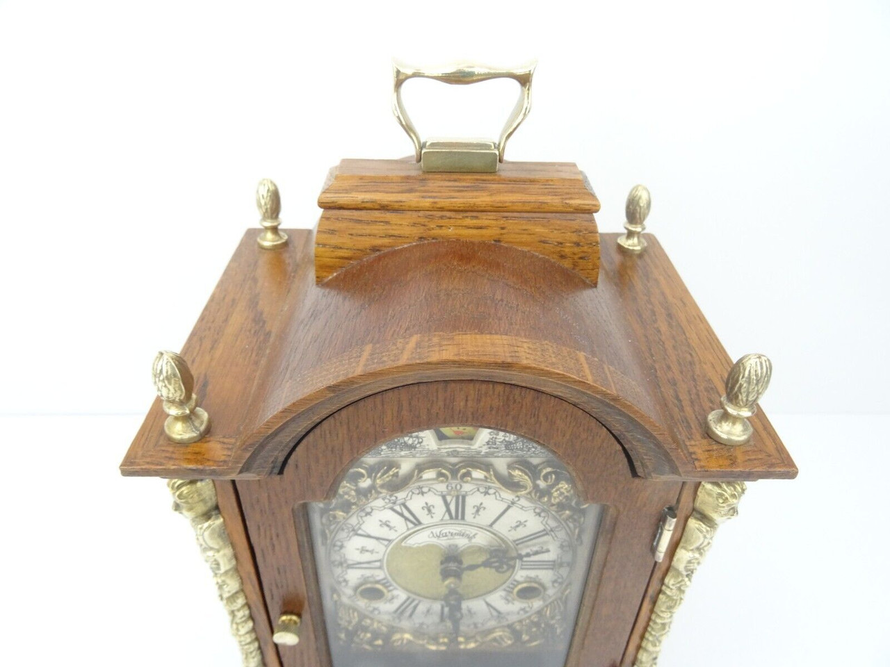 VINTAGE WUBA WARMINK MANTEL DUTCH SHELF CLOCK - Dutch Clocks