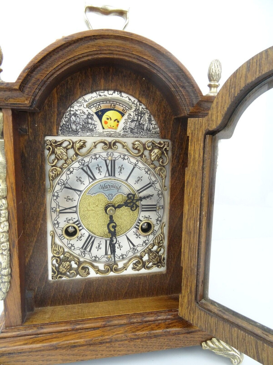 VINTAGE WUBA WARMINK MANTEL DUTCH SHELF CLOCK - Dutch Clocks