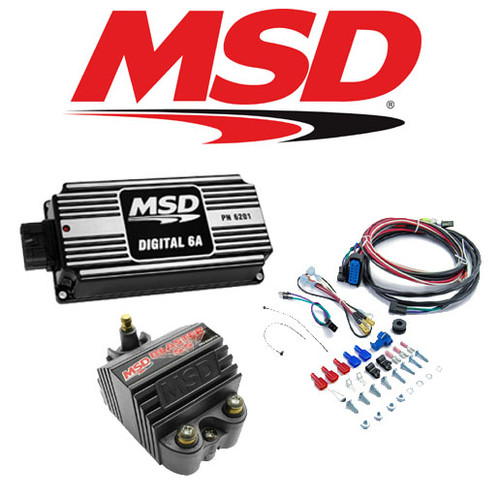 MSD 99553 Black Ignition Kit 62013 Digital 6A Ignition Box/82073 ...