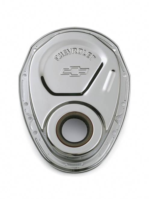 Sbc Timing Cover Proform 141-904 Timing Chain Cover; Chrome; Steel ...