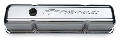 Proform 141-101 Small Block Chevy Chrome Valve Covers - Tall - Steel ...