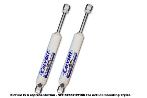Calvert Racing CR44130 Rear Drag Racing Shocks Pair - 9-Way Adjustable ...