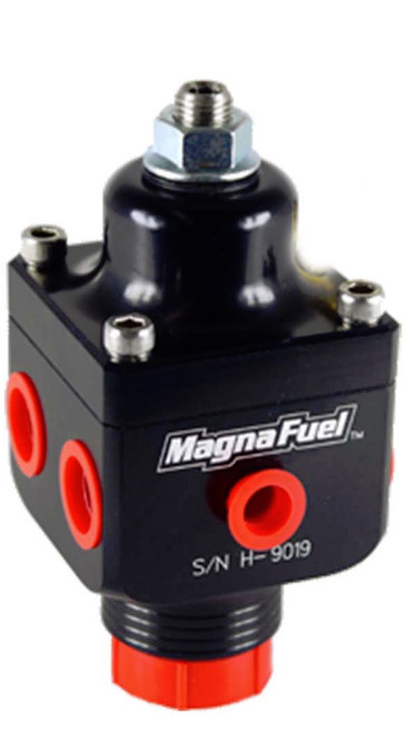 MagnaFuel MP-9433BLK Billet 4-Port Fuel Pressure Regulator 10AN Inlet ...
