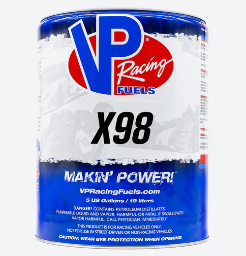 VP Racing Fuel X98 115 Octane Pure E98 - More Consistent than Pump! 5 ...