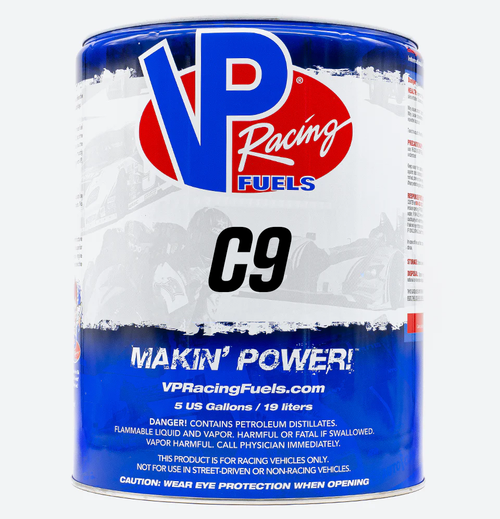 VP Racing Fuel C9 - 96 Octane Unleaded Ethanol Free Fuel - 5 Gallon Pail