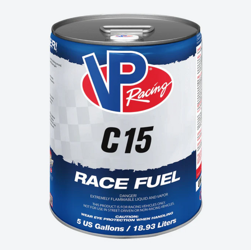 VP Racing Fuel C15 - 117 (R+M)/2 Octane Leaded Fuel - 5 Gallon Pail