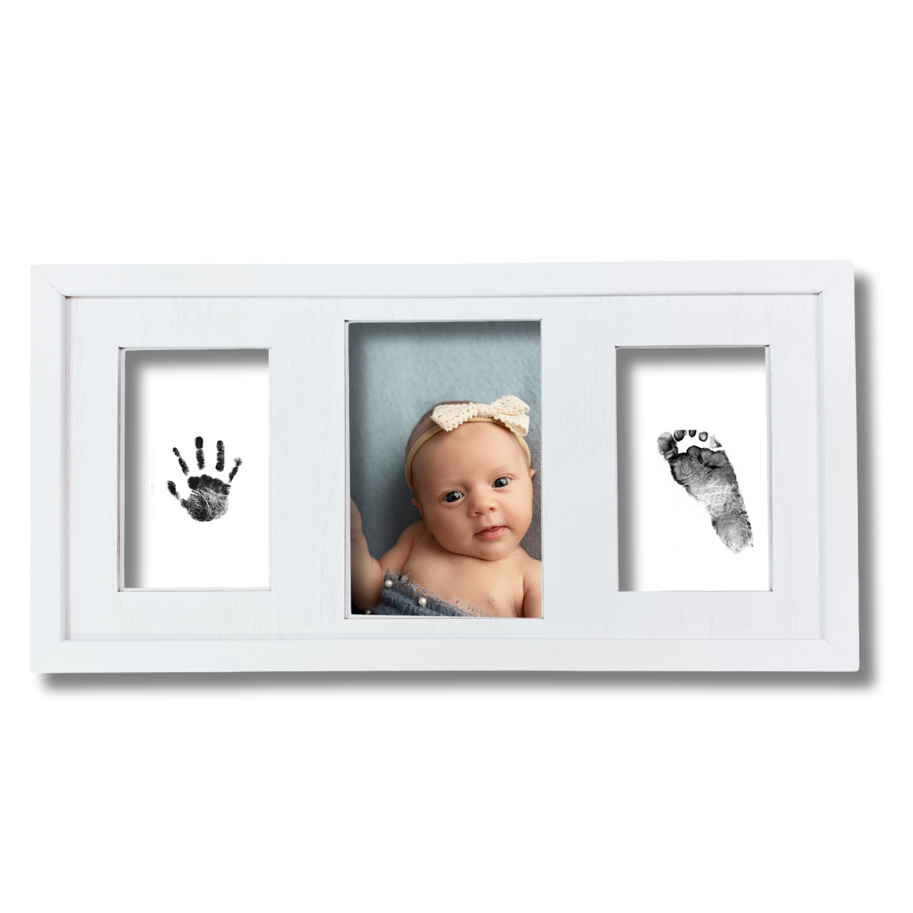 Personalized Baby Handprint and Footprint Picture Frame Kit - Safe No ...