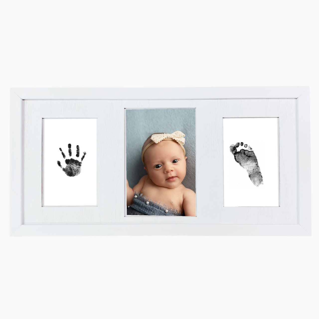Personalized Baby Handprint and Footprint Picture Frame Kit - Safe No ...
