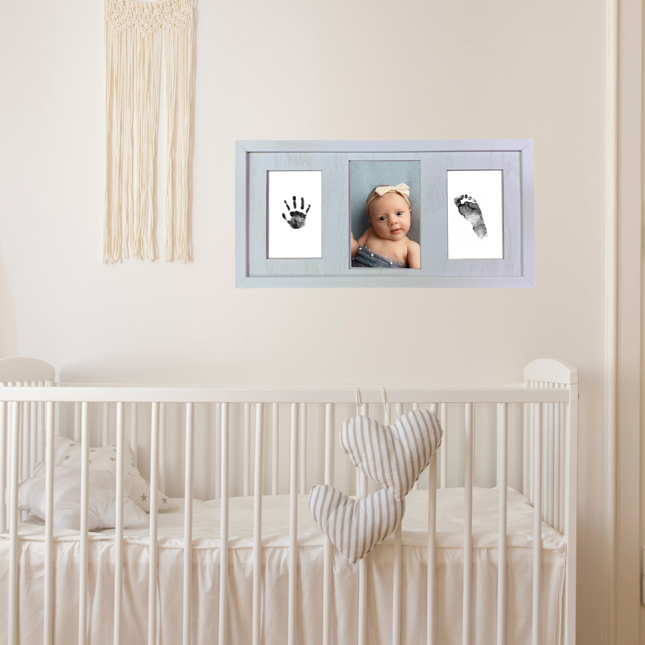 Personalized Baby Handprint and Footprint Picture Frame Kit - Safe No ...