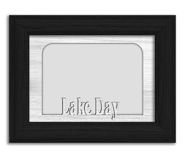 Lake Day Picture Frame - Tabletop Frame Holds 4x6 Photo