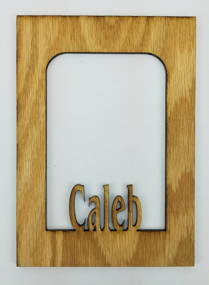Wooden Picture Frame Insert - Personalized - 8x10