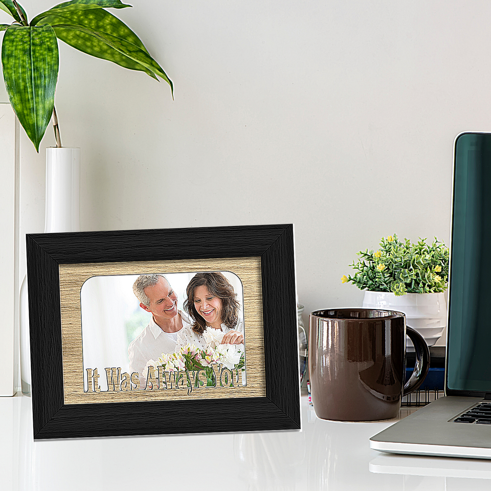 Wedding Table Top Frame Holds 5x7" Picture