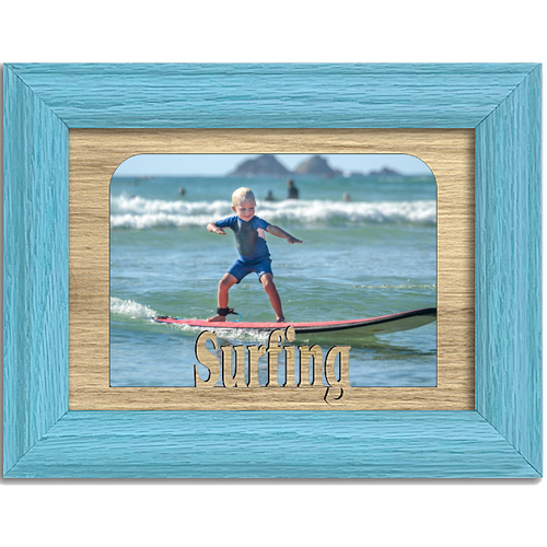 Surfing Tabletop Photo Frame