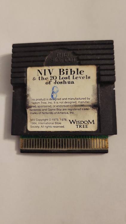 NIV Bible & the 20 Lost Levels of Joshua - Nintendo Gameboy - Gamerz Haven