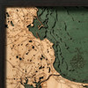 Cape Cod - Sm Wooden Map Art | Topographic 3D Chart