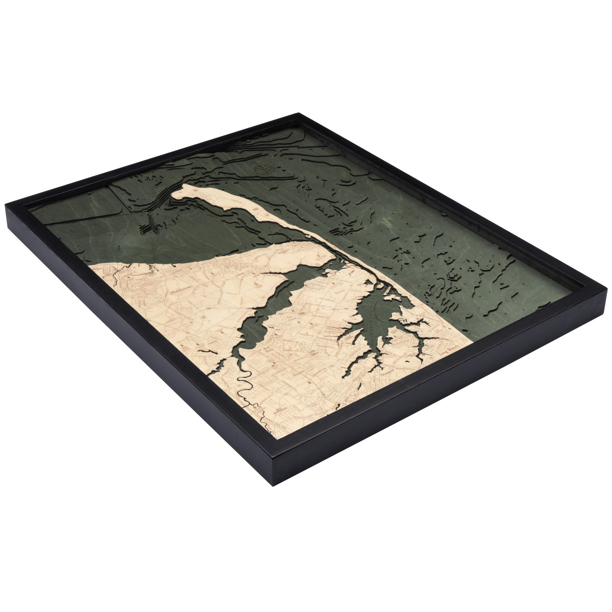 Rumson New Jersey | Topographic 3D Chart