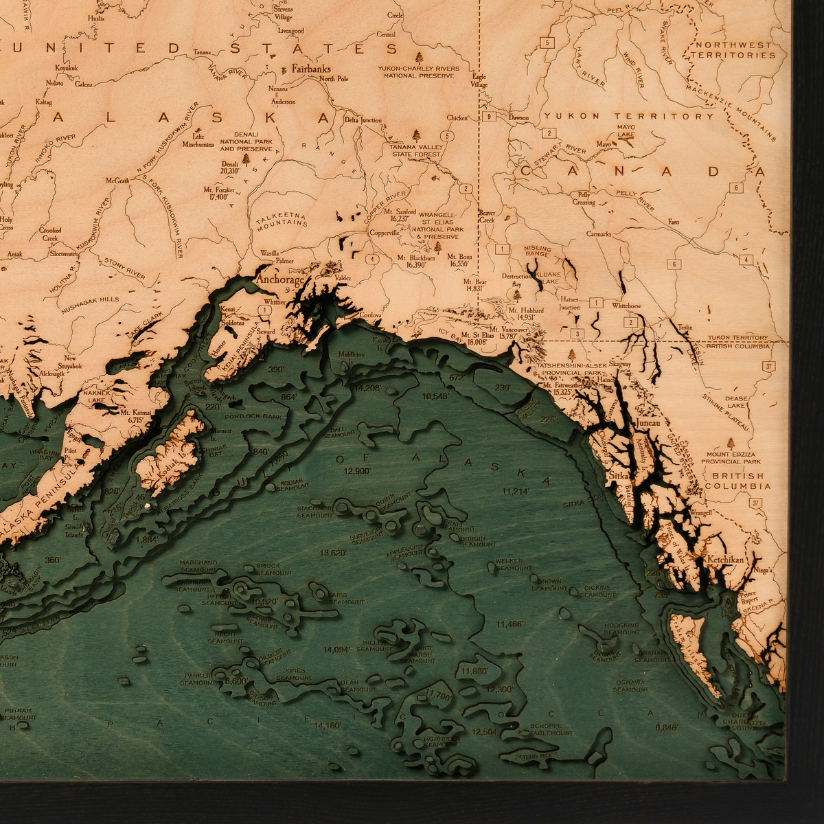 Alaska | 3D Nautical Topographic Map