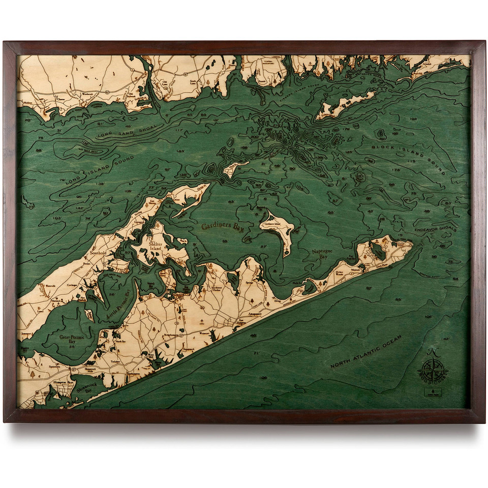 Long Island Sound | 3D Nautical Topographic Map