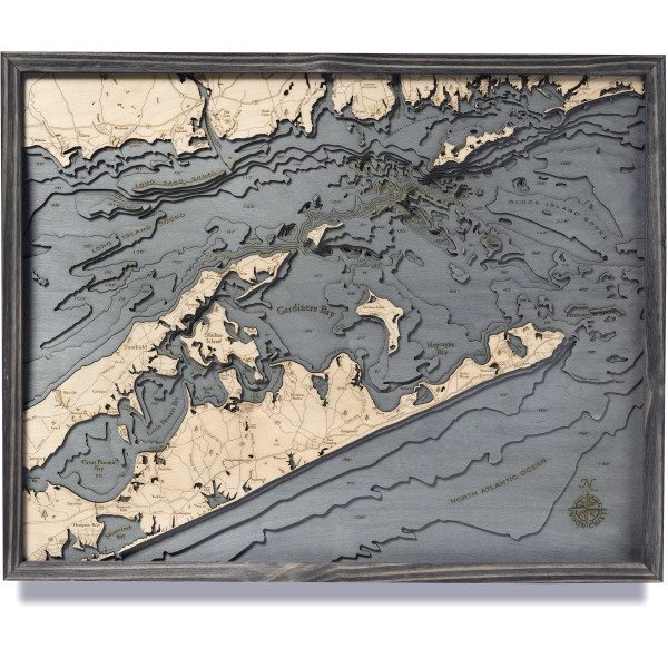 Long Island Sound | 3D Nautical Topographic Map