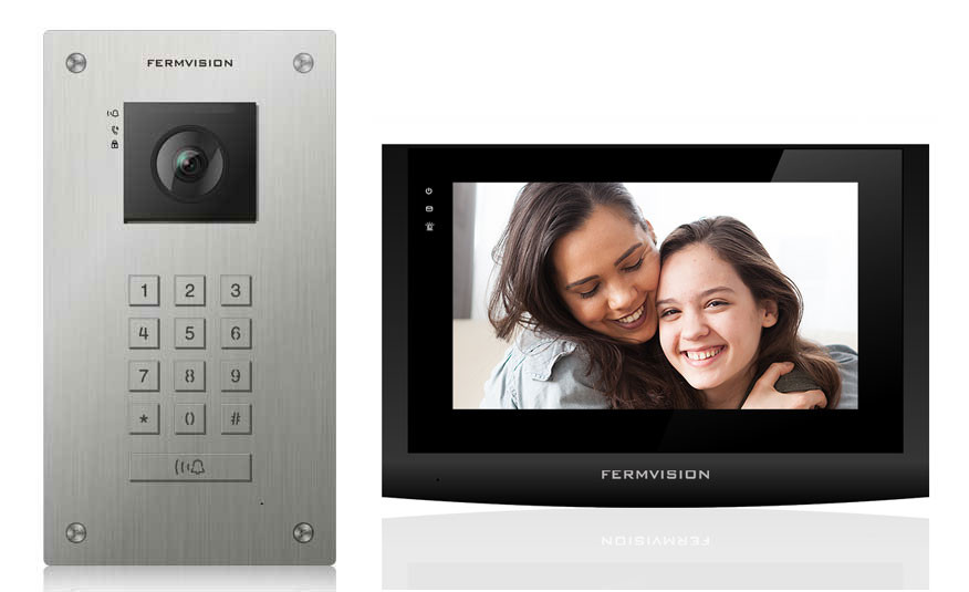 Qseries 2-Wire Video Intercom w. Keypad Flush Kit (V3)