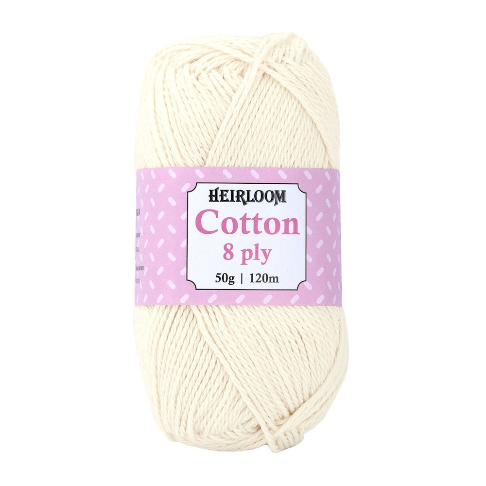 Heirloom Cotton 8 Ply - Fully Woolly