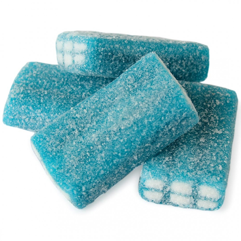 Sour Blue Raspberry Bricks - Parve